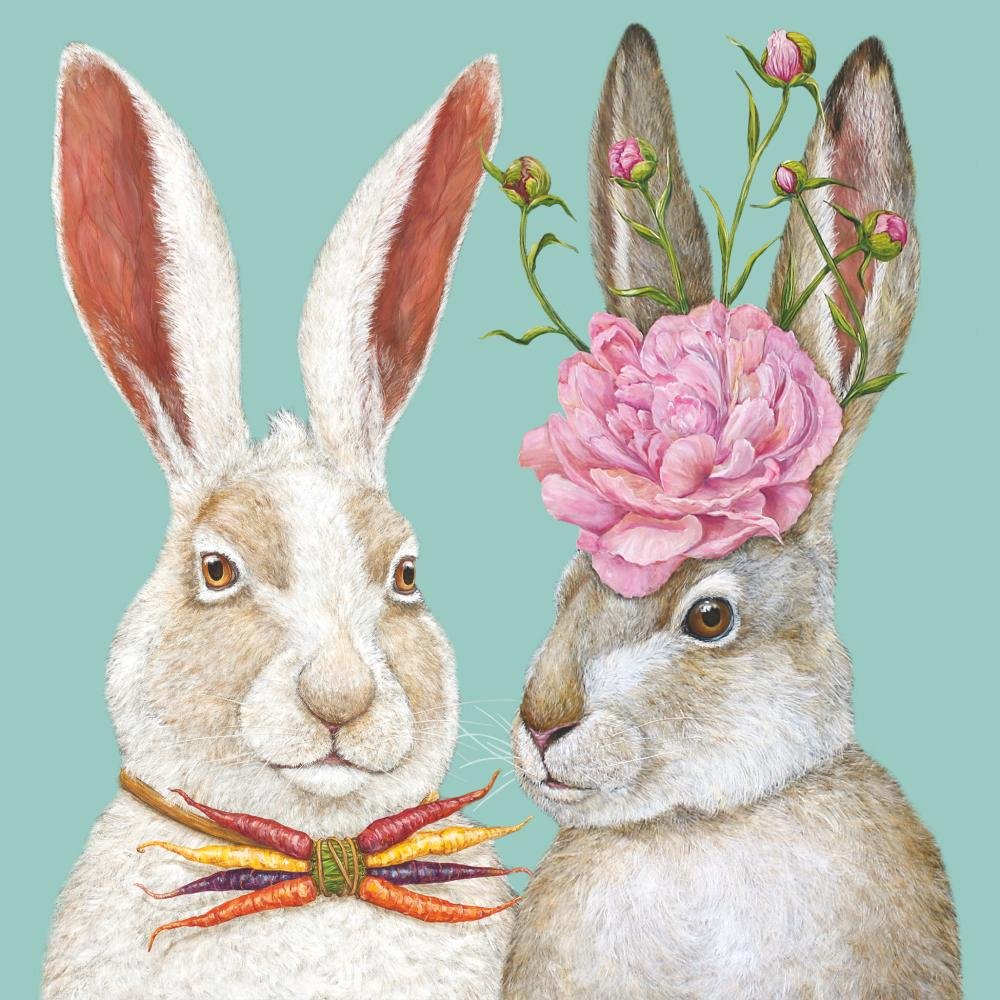 vicki sawyer harvey and phoebe decorative napkins — MUSEUM OUTLETS