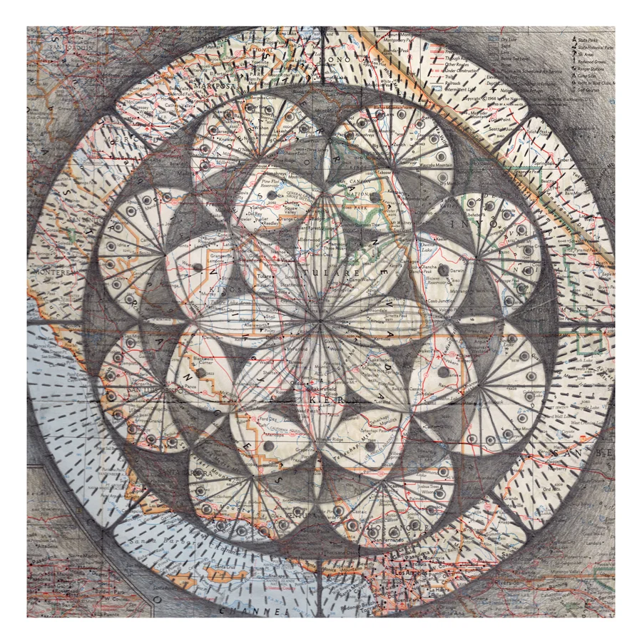 Radial Drawing Series — Kyllan Maney Fine Art / Wearable Art / Muralista