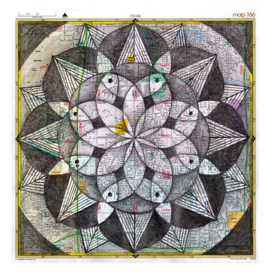 Radial Drawing Series — Kyllan Maney Fine Art / Wearable Art / Muralista