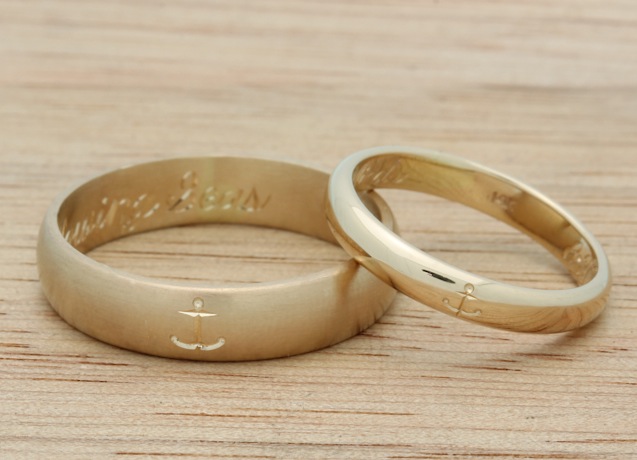 Custom Engraving — With These Rings