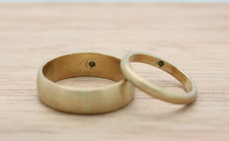 Custom Engraving — With These Rings