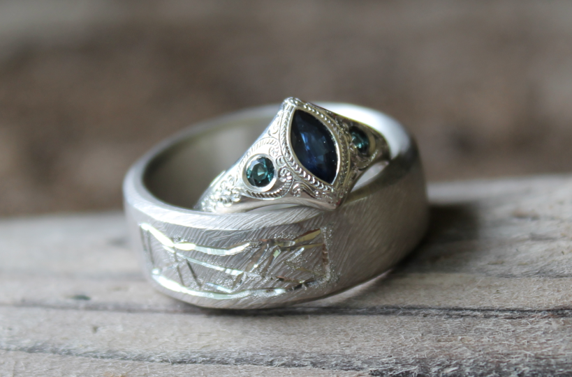 Custom Engraving — With These Rings