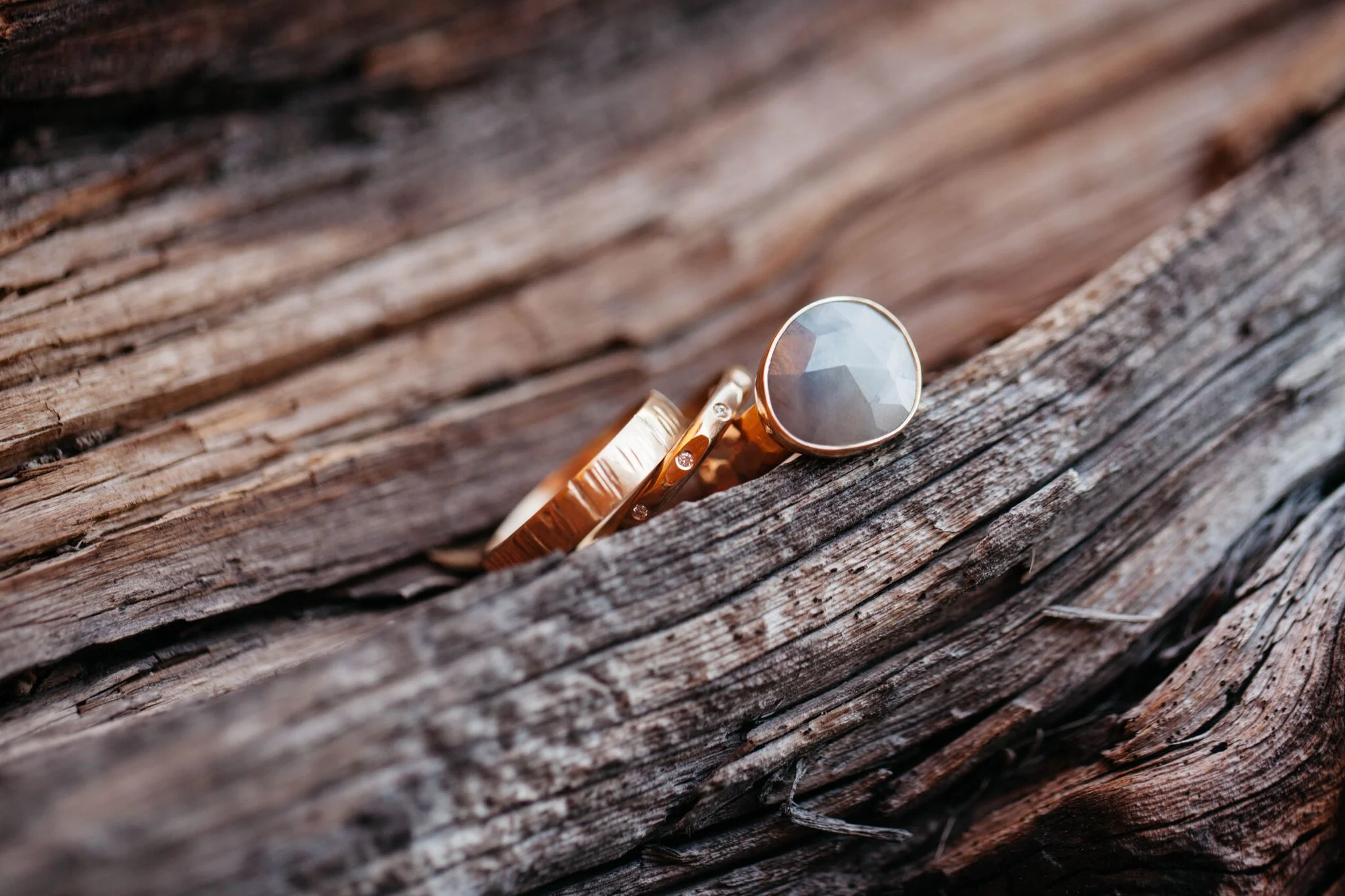 Diamonds & Diamond Alternatives — With These Rings