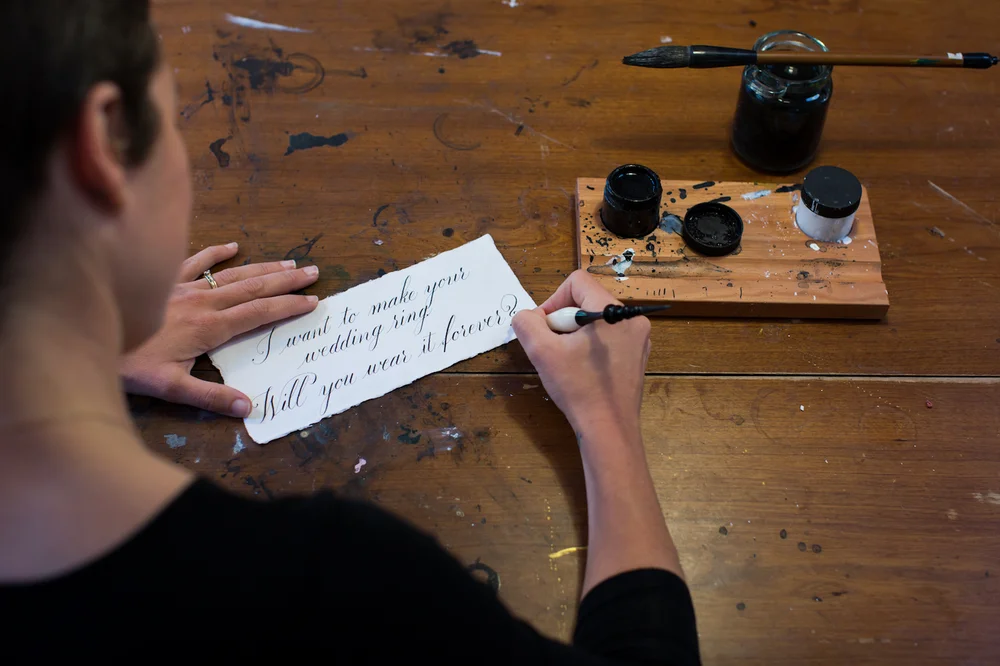 A Handwritten Proposal with Lindsey Wayland — With These Rings