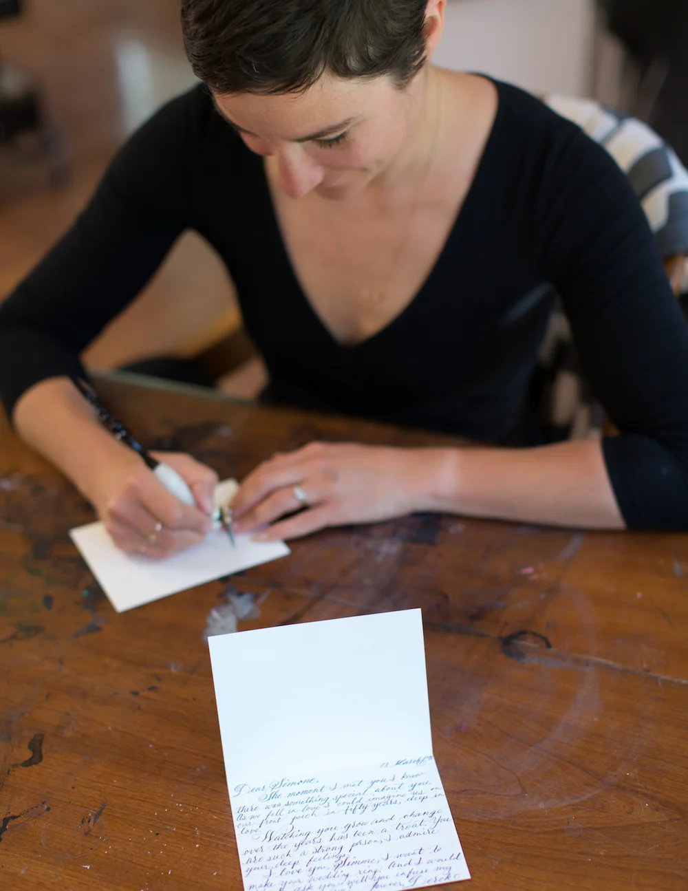 A Handwritten Proposal with Lindsey Wayland — With These Rings