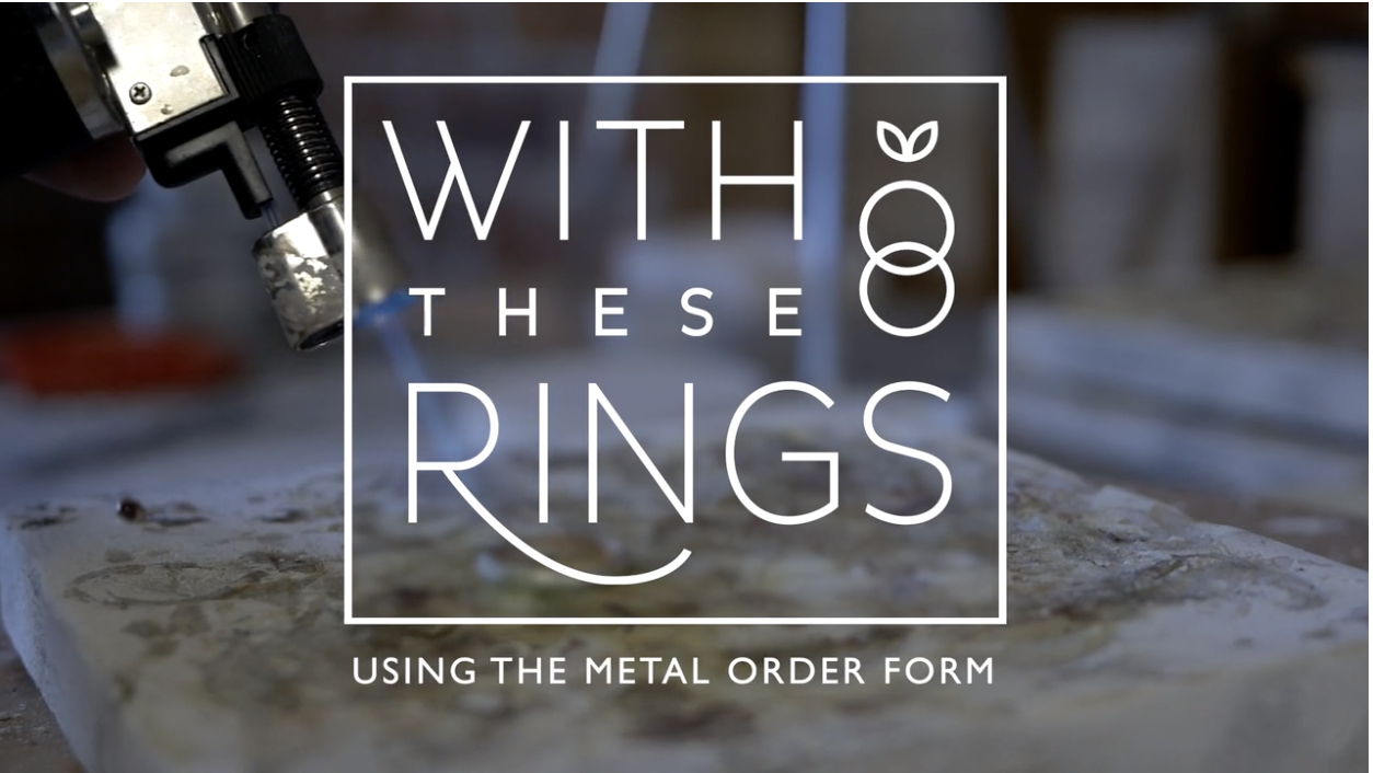 Fabrication Order Form — With These Rings