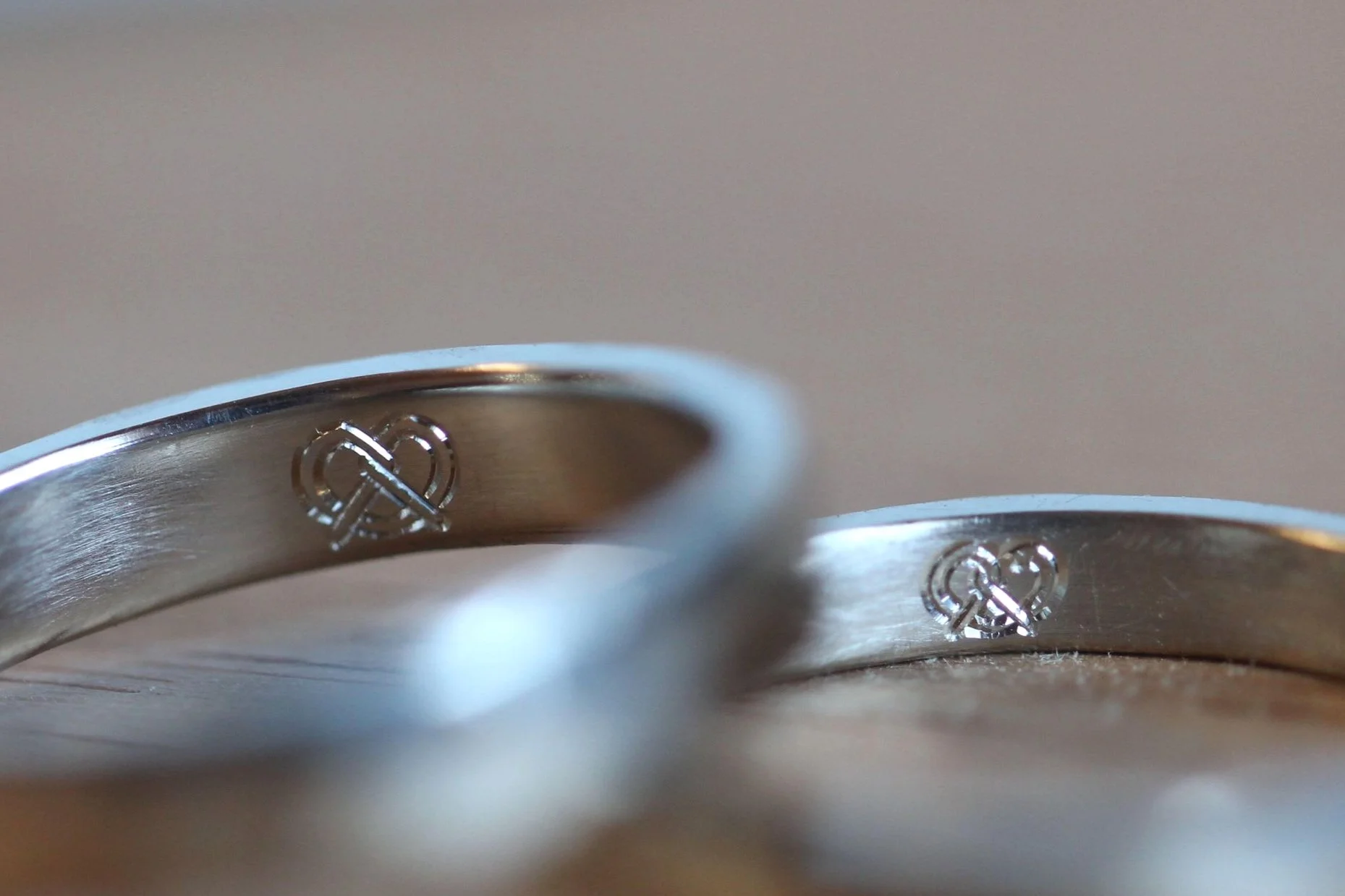 Custom Engraving — With These Rings