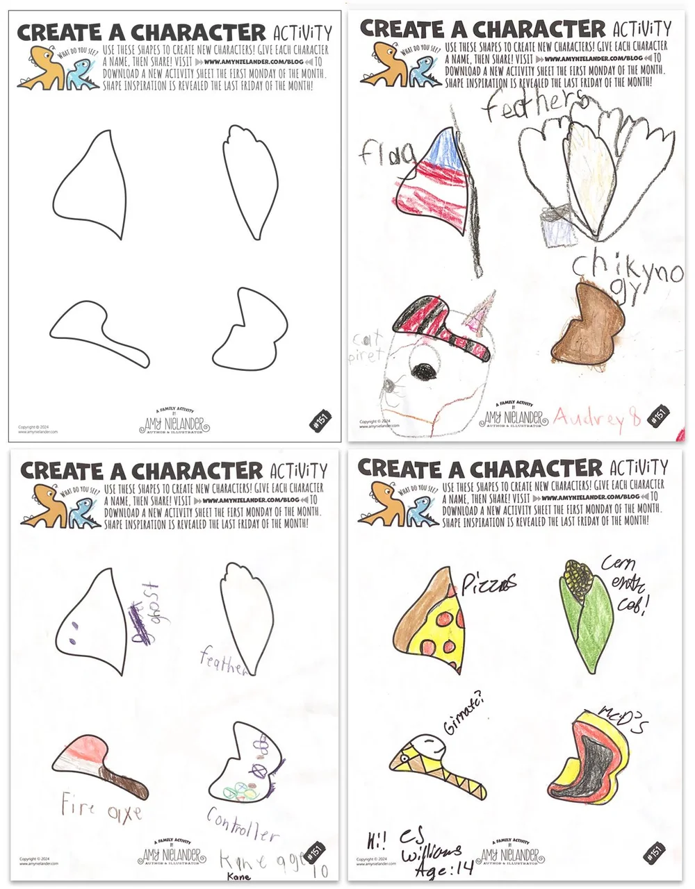CREATE A CHARACTER — Amy Nielander - Illustration & Design