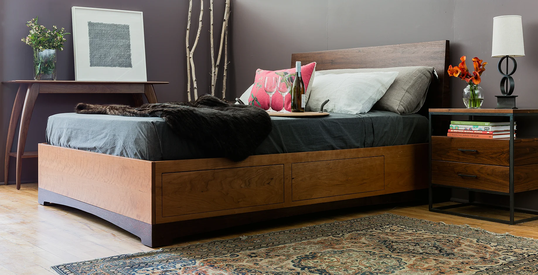 Custom Dining Table — Half Crown Design