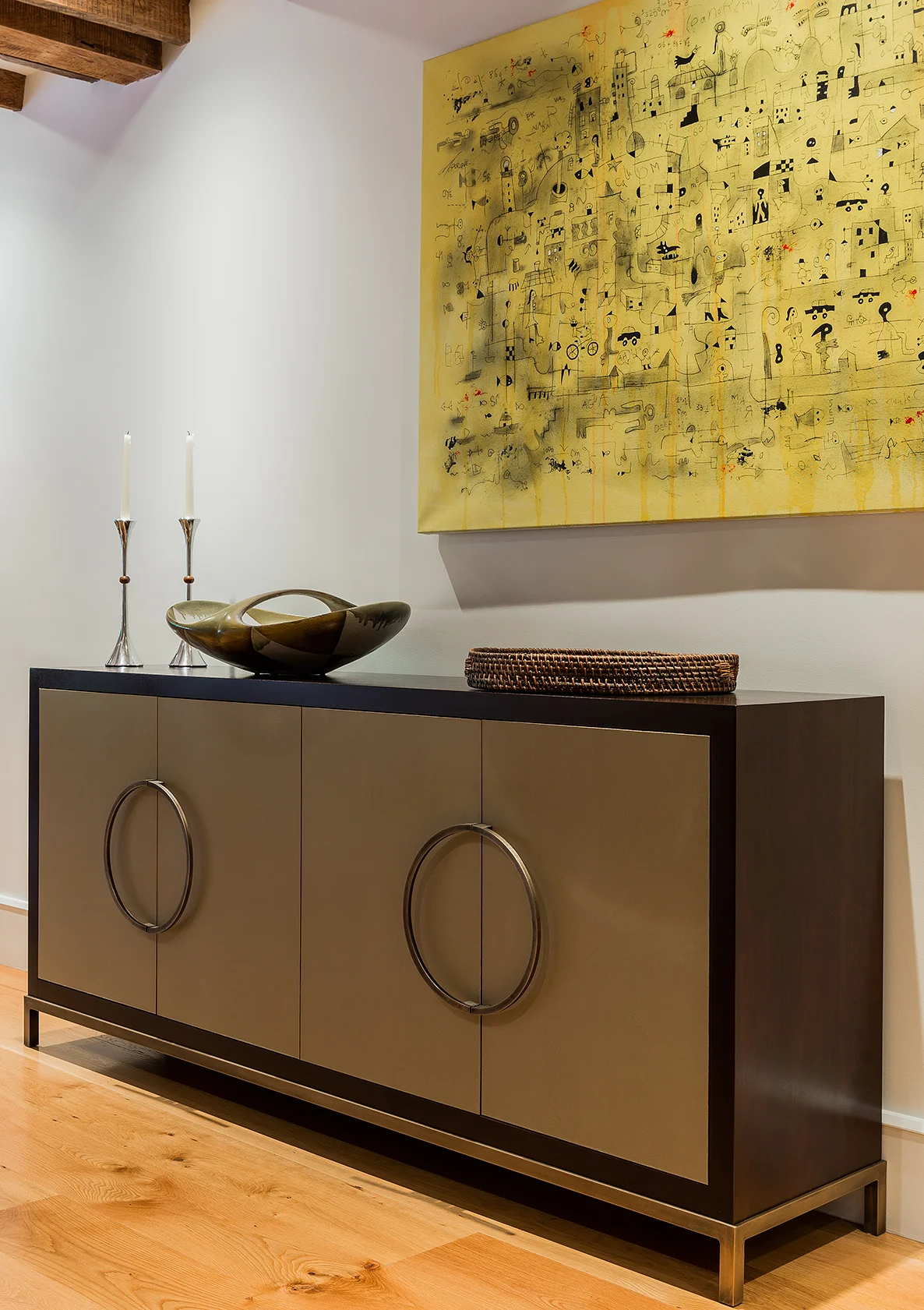 Custom Dining Table — Half Crown Design