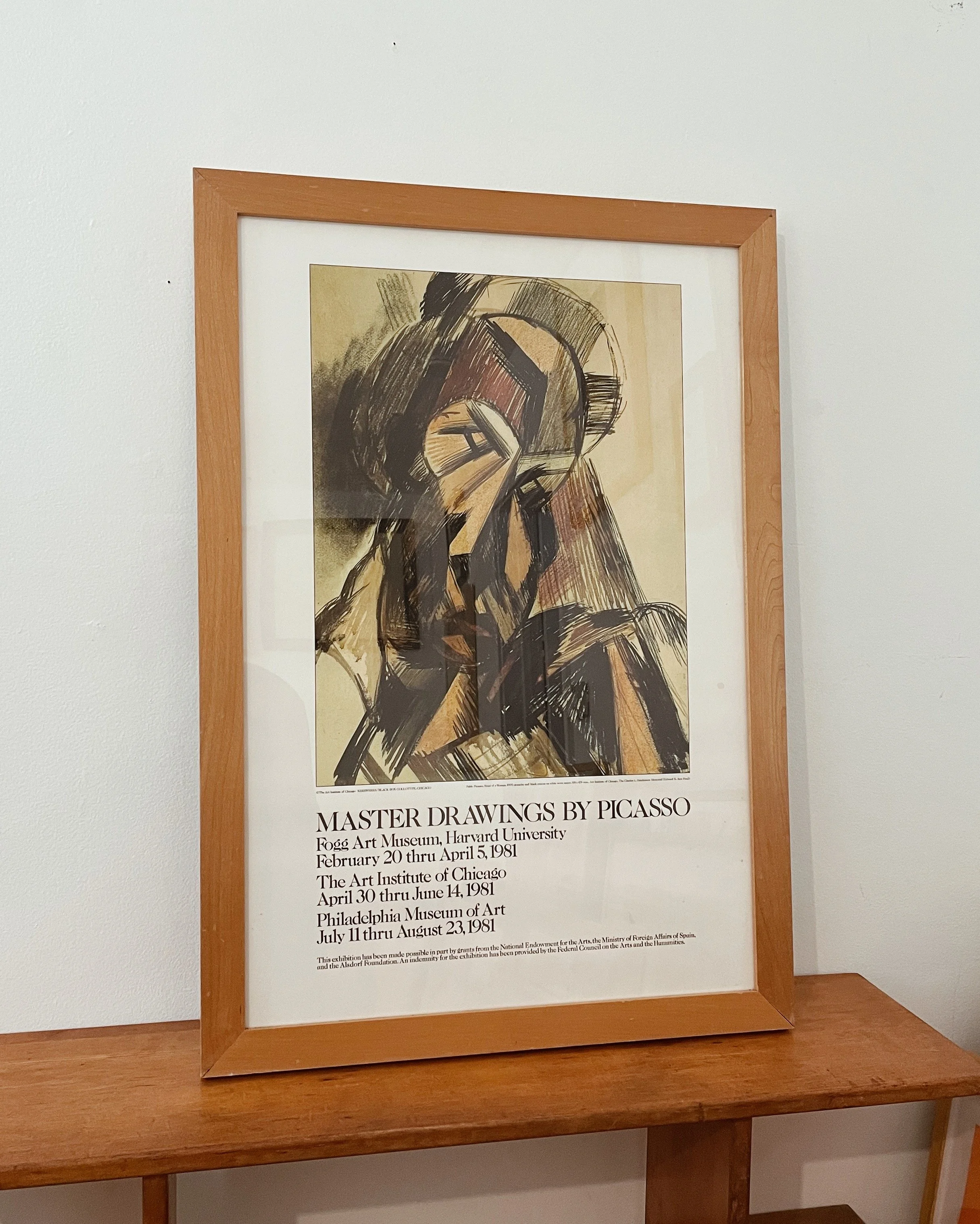 Master Drawings by Picasso Exhibition Print — counter-space
