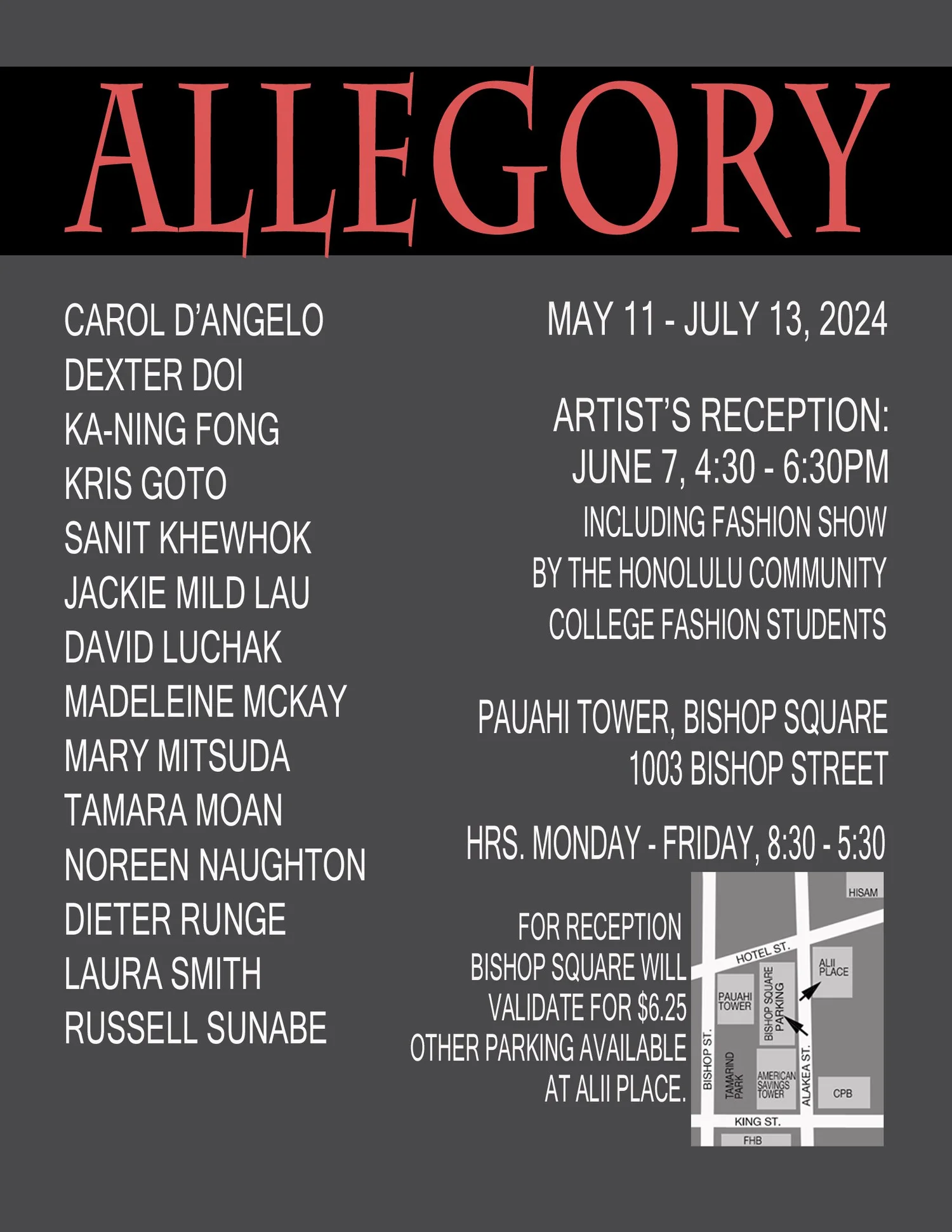 Upcoming Classes June 2024 and Allegory Group Show — Honolulu Printmakers