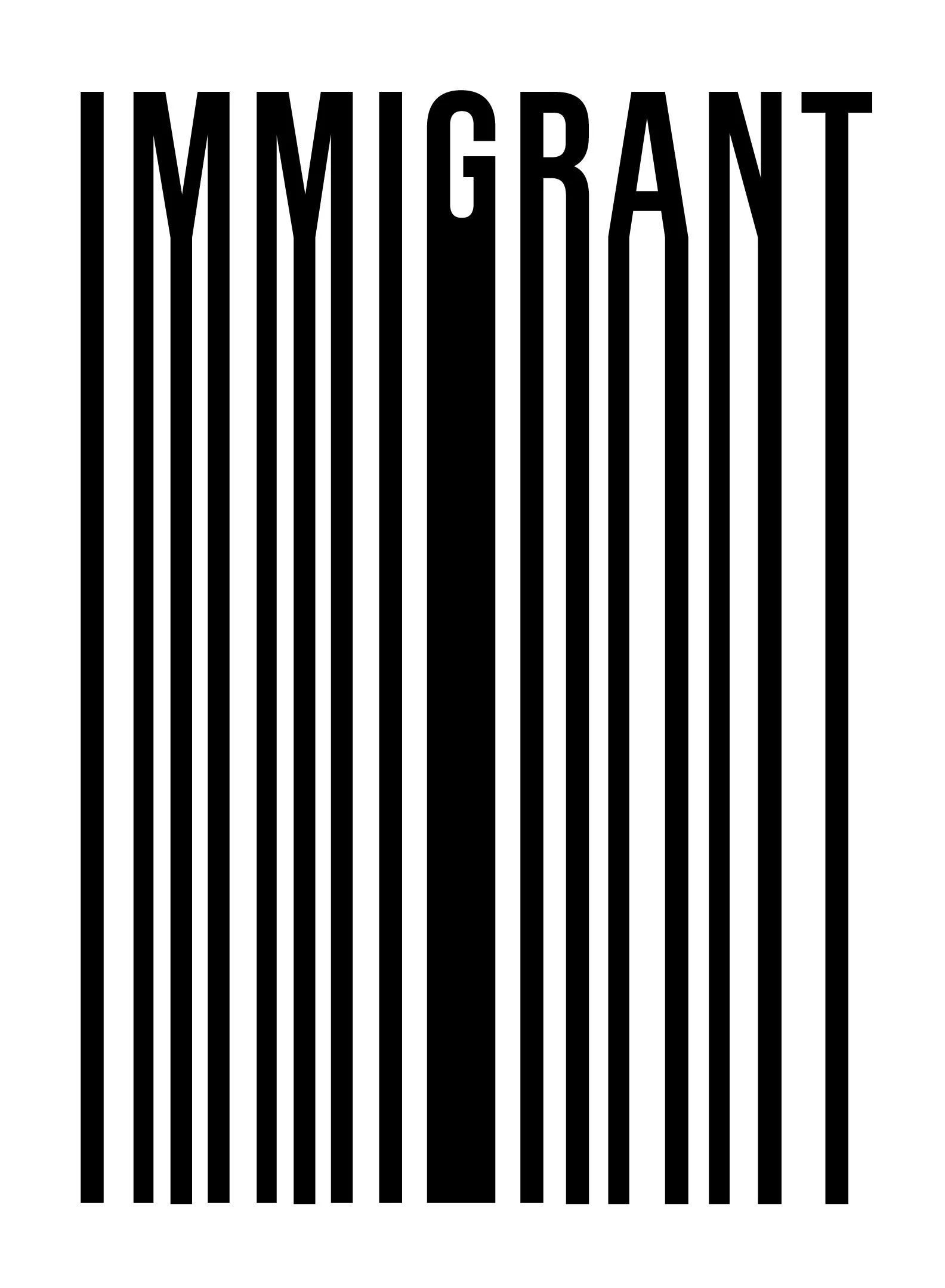 Immigrant - Poster Open Edition - Signed by artist — Honolulu Printmakers