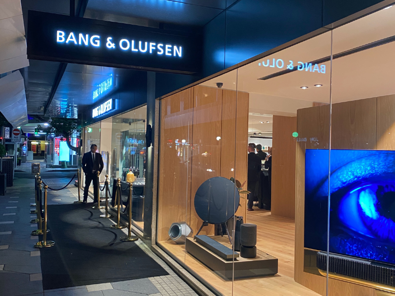 Bang & Olufsen - Opening Party — Brand Dimensions