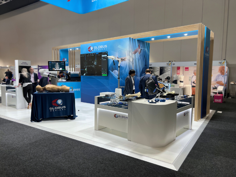 Globus Medical Exhibition Stand design and build. Re-usable stand ...