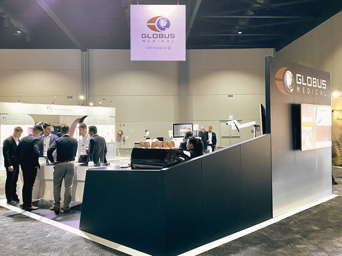 Globus Medical Exhibition Stand design and build. Re-usable stand ...