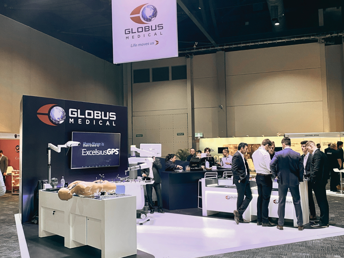 Globus Medical Exhibition Stand design and build. Re-usable stand ...