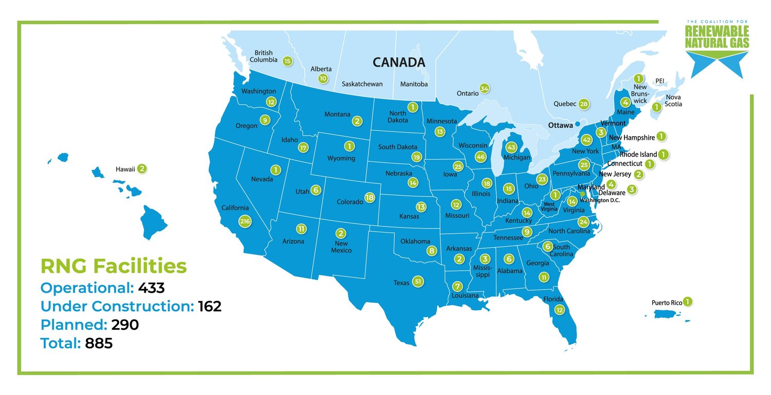 Renewable Natural Gas Infographics: View at RNG Coalition — The ...