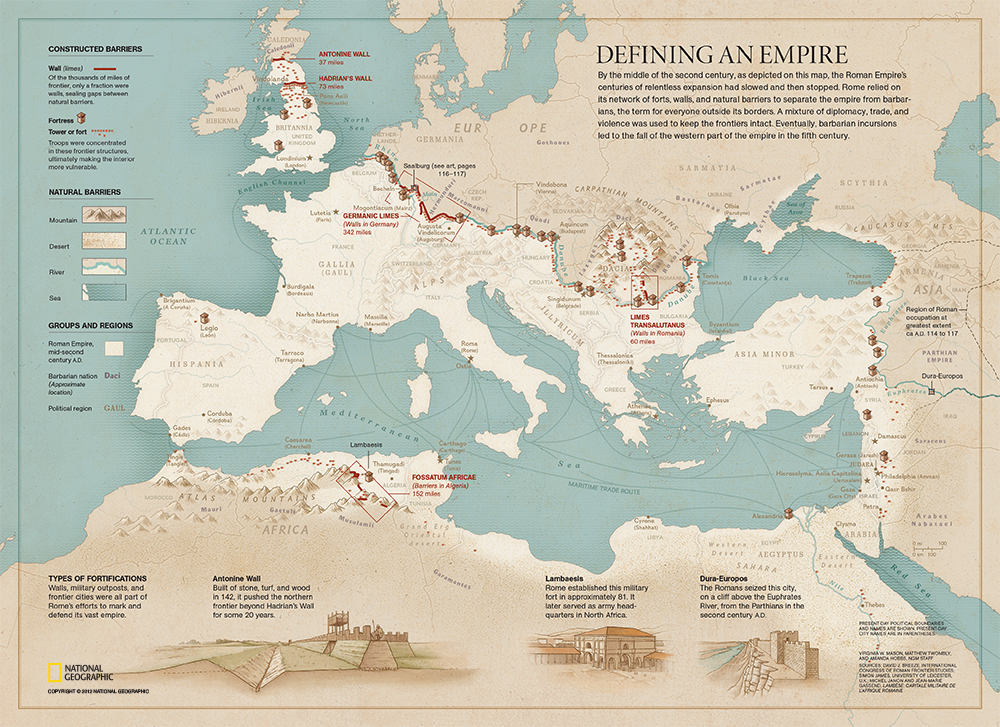 Roman Walls - National Geographic — Matt Twombly - Illustration and ...