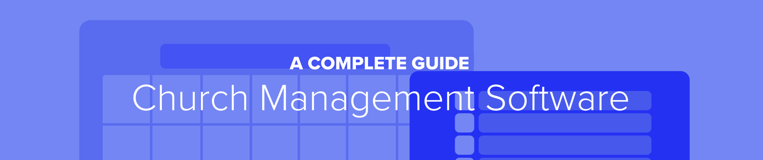 Church management software—a complete guide | Subsplash