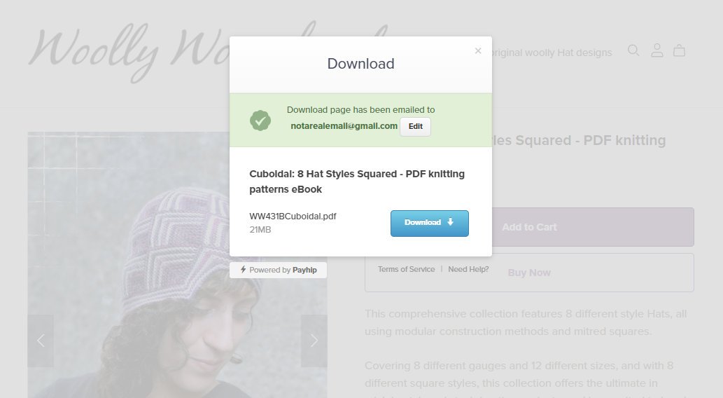 Payhip and discount codes — Woolly Wormhead