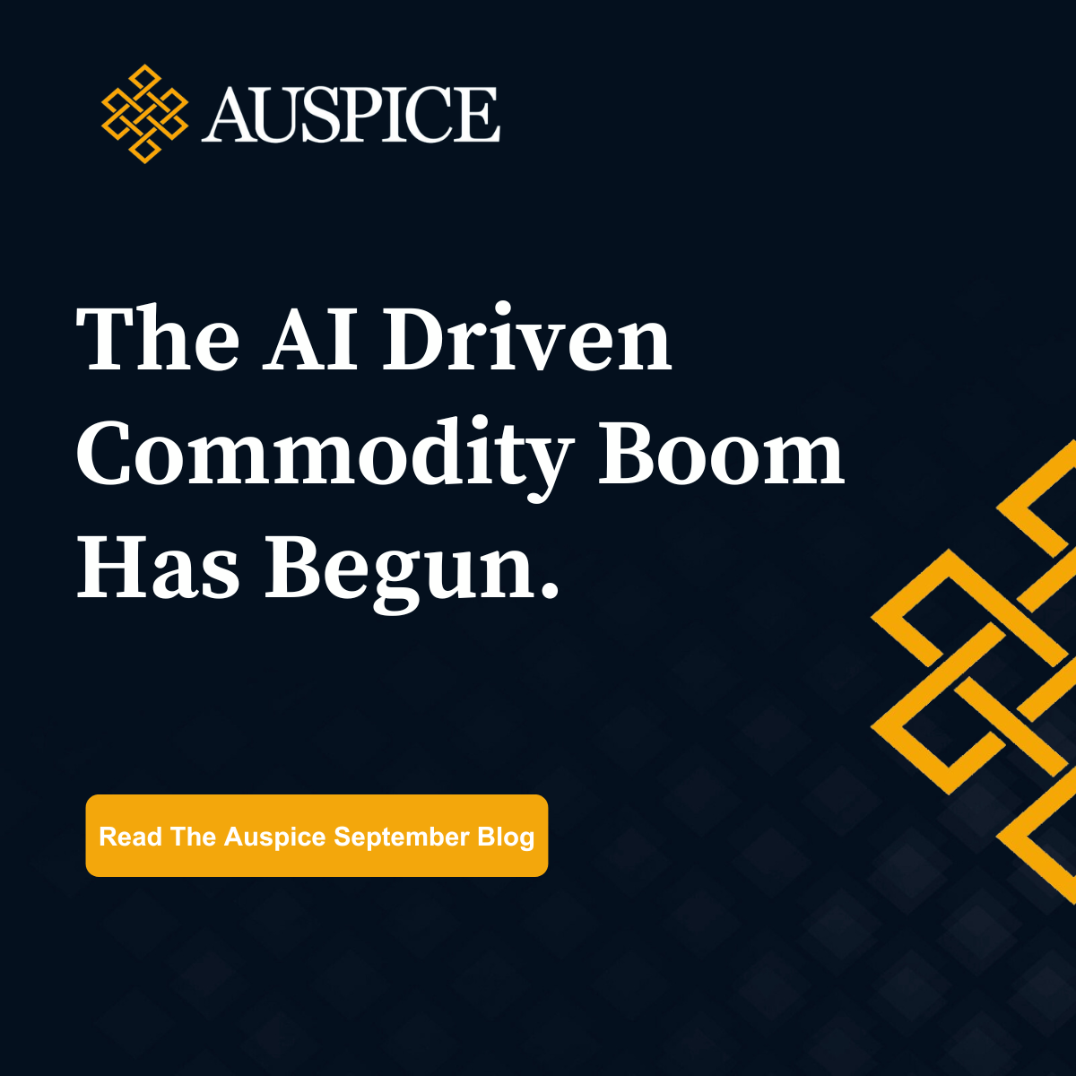 The AI Driven Commodity Boom Has Begun. — Auspice