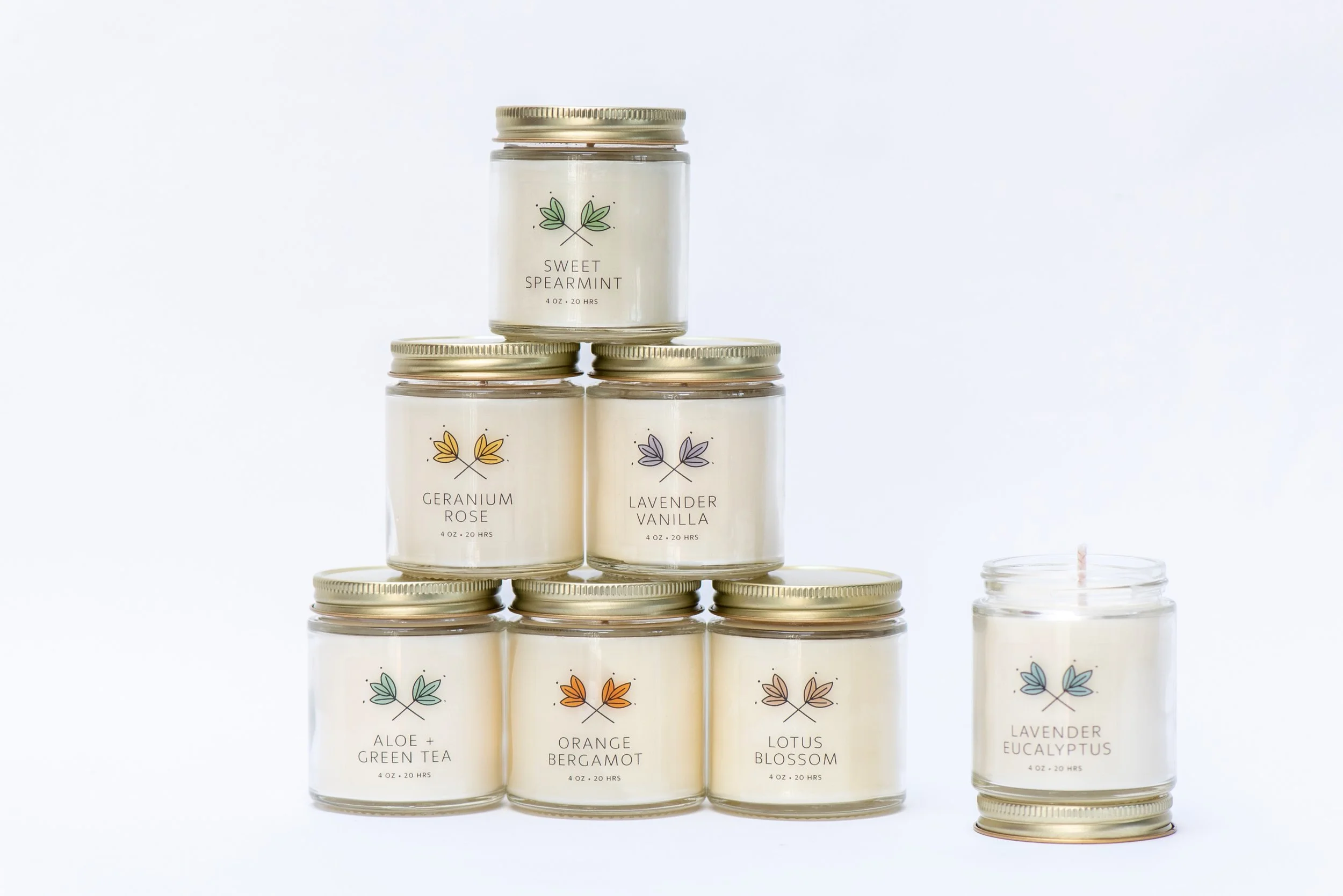 HANDMADE HABITAT — Mini Candle 4-Pack