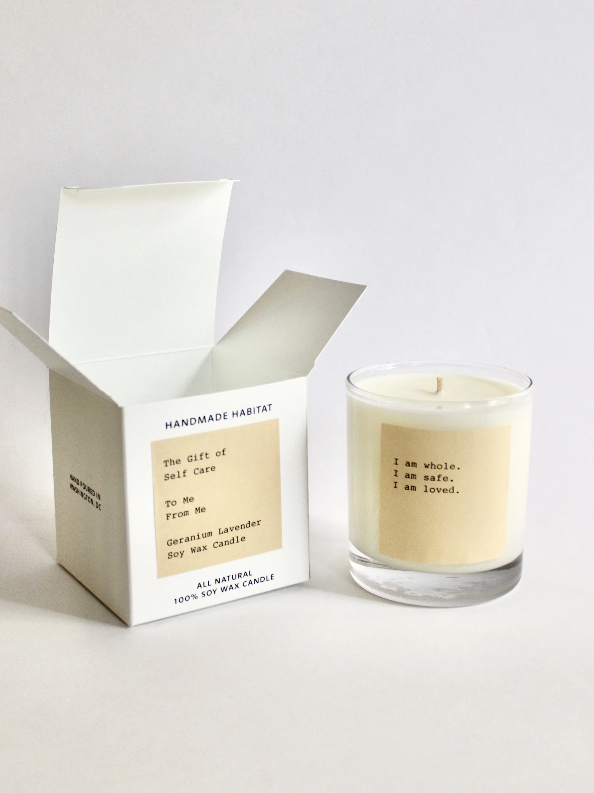 HANDMADE HABITAT — Typewriter Note Candles