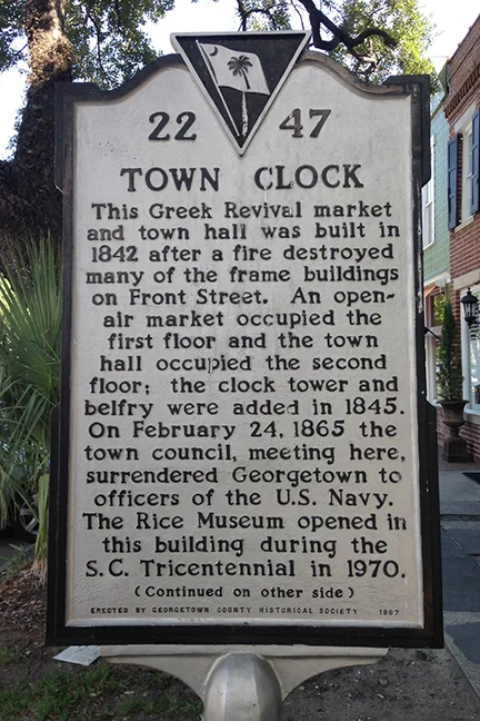Georgetown SC History Summary | Historic Georgetown SC
