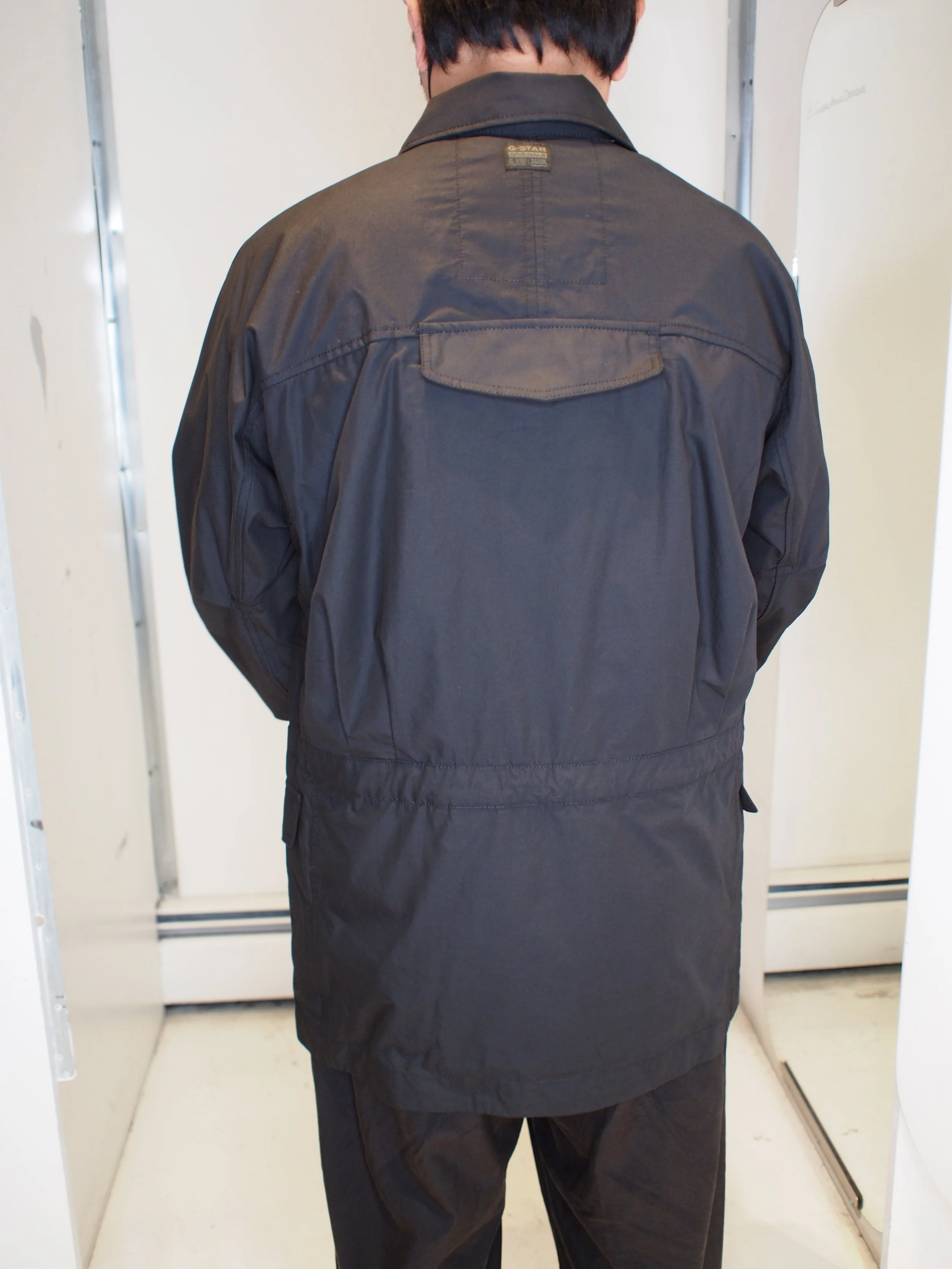 G-Star Raw Oversized Field Jacket - Dk Black Pabe Poplin — global ...