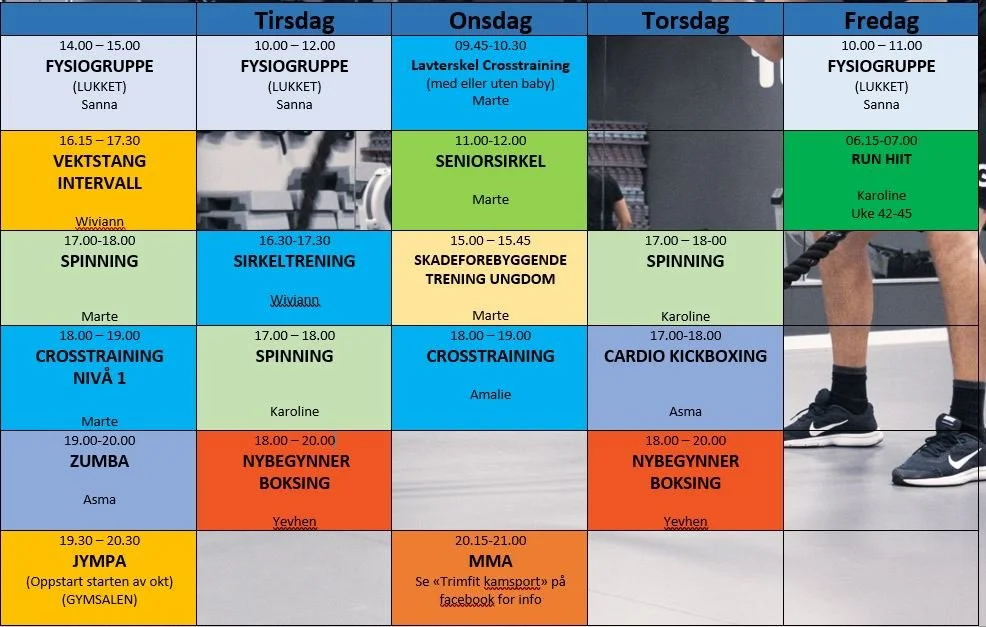 Gruppetrening — TrimFit - treningsstudio Hitra