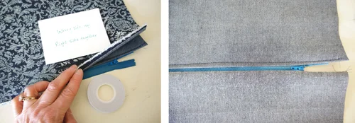 Tutorial: Lapped Zipper — Sharon Holland Designs