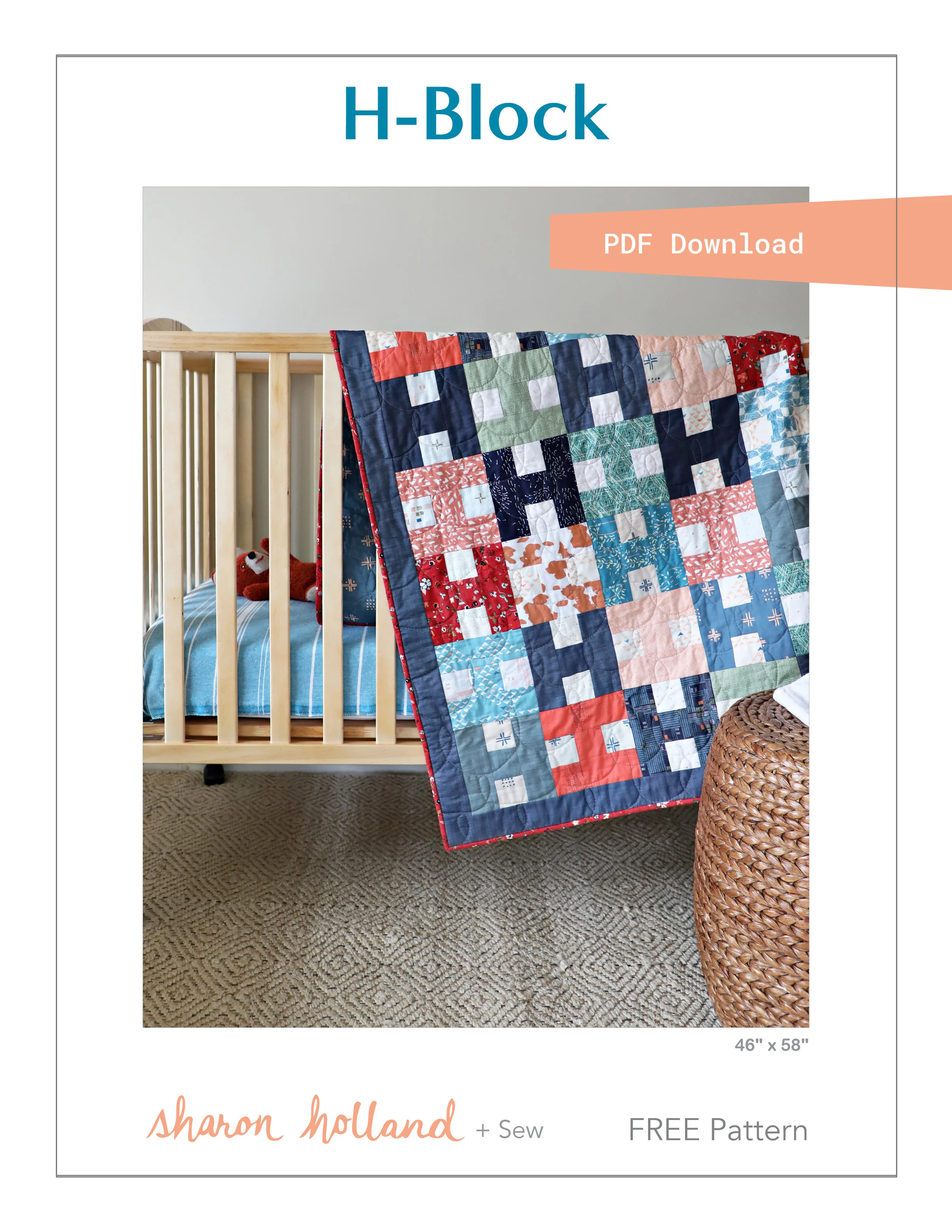 H-Block Quilt — Sharon Holland Designs