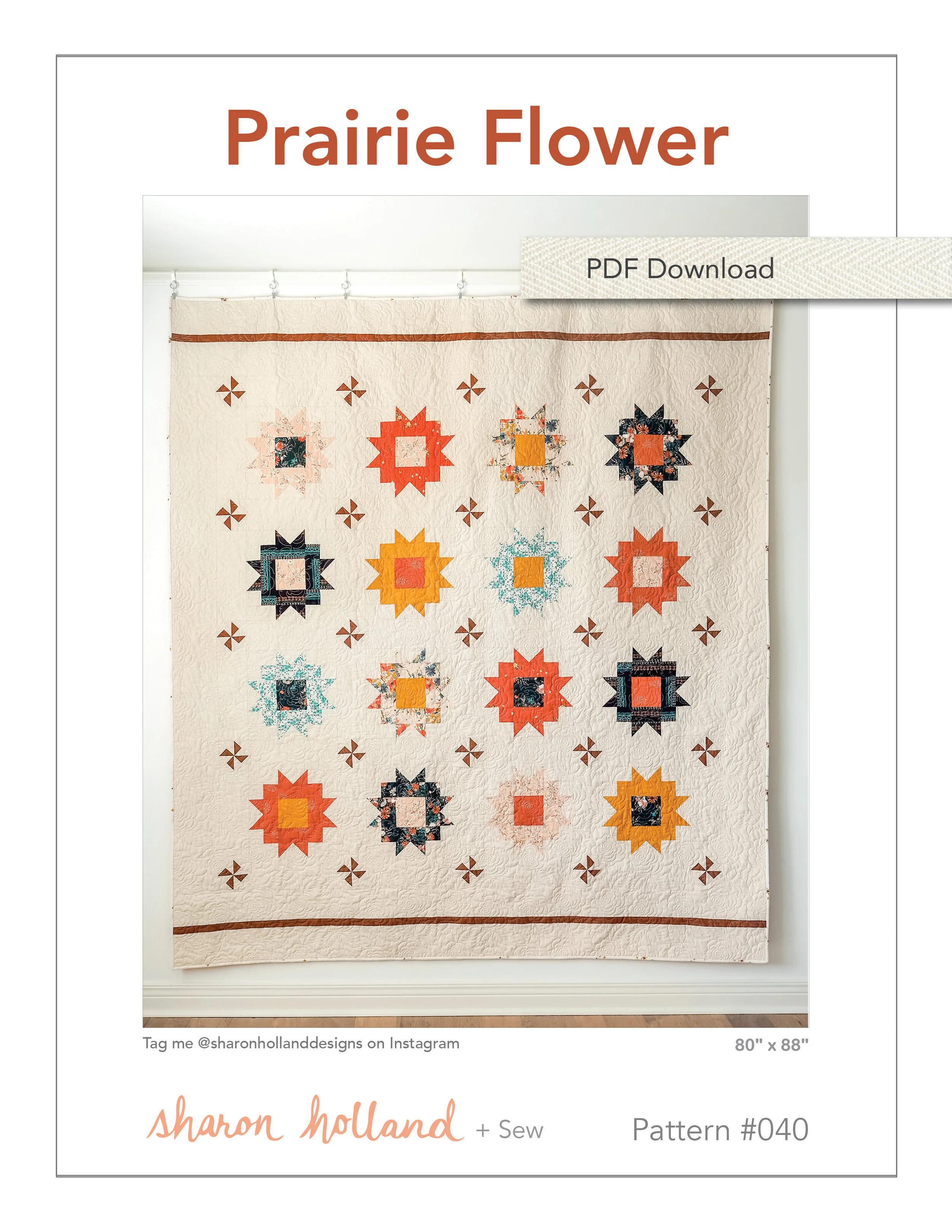 Prairie Flower (PDF) — Sharon Holland Designs