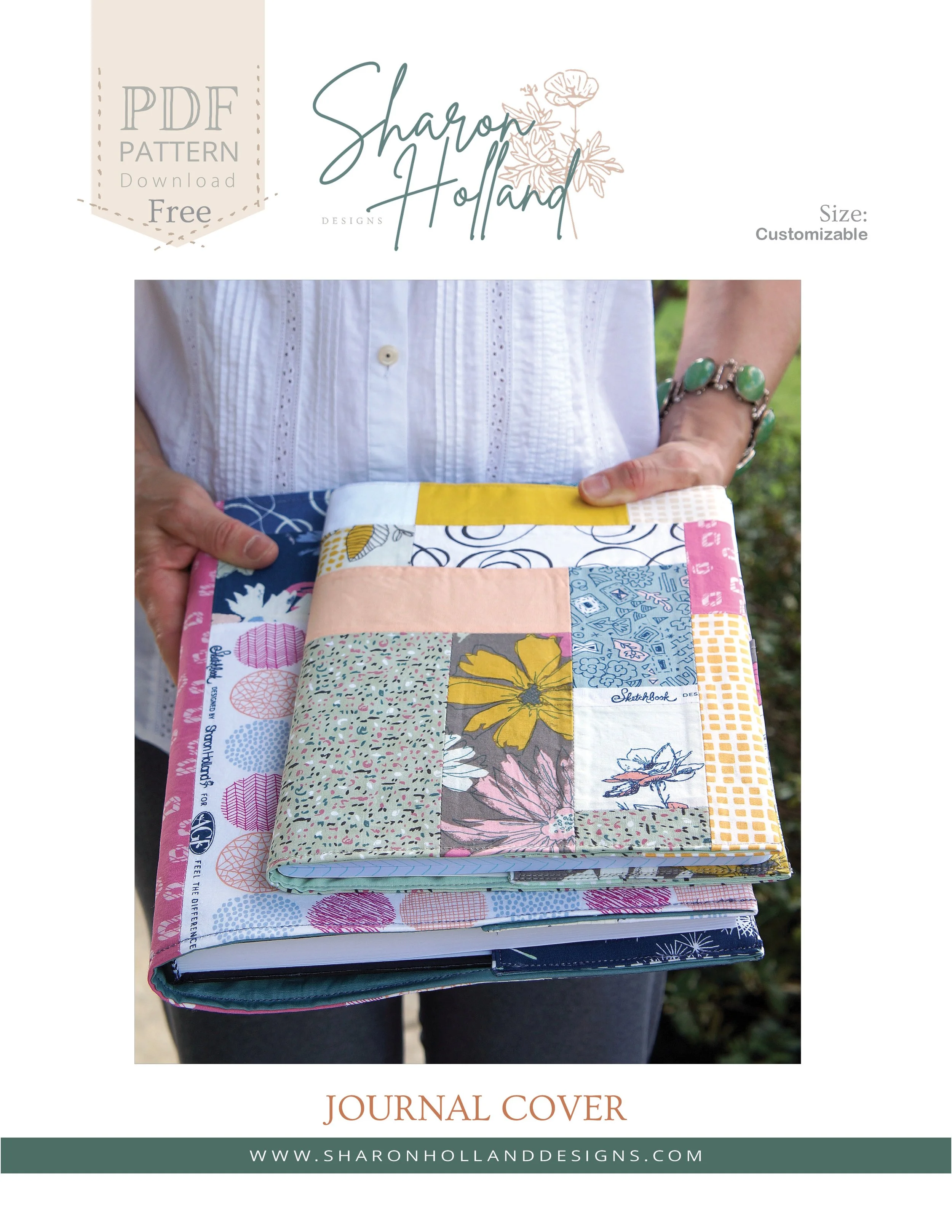 Journal Cover (PDF) — Sharon Holland Designs