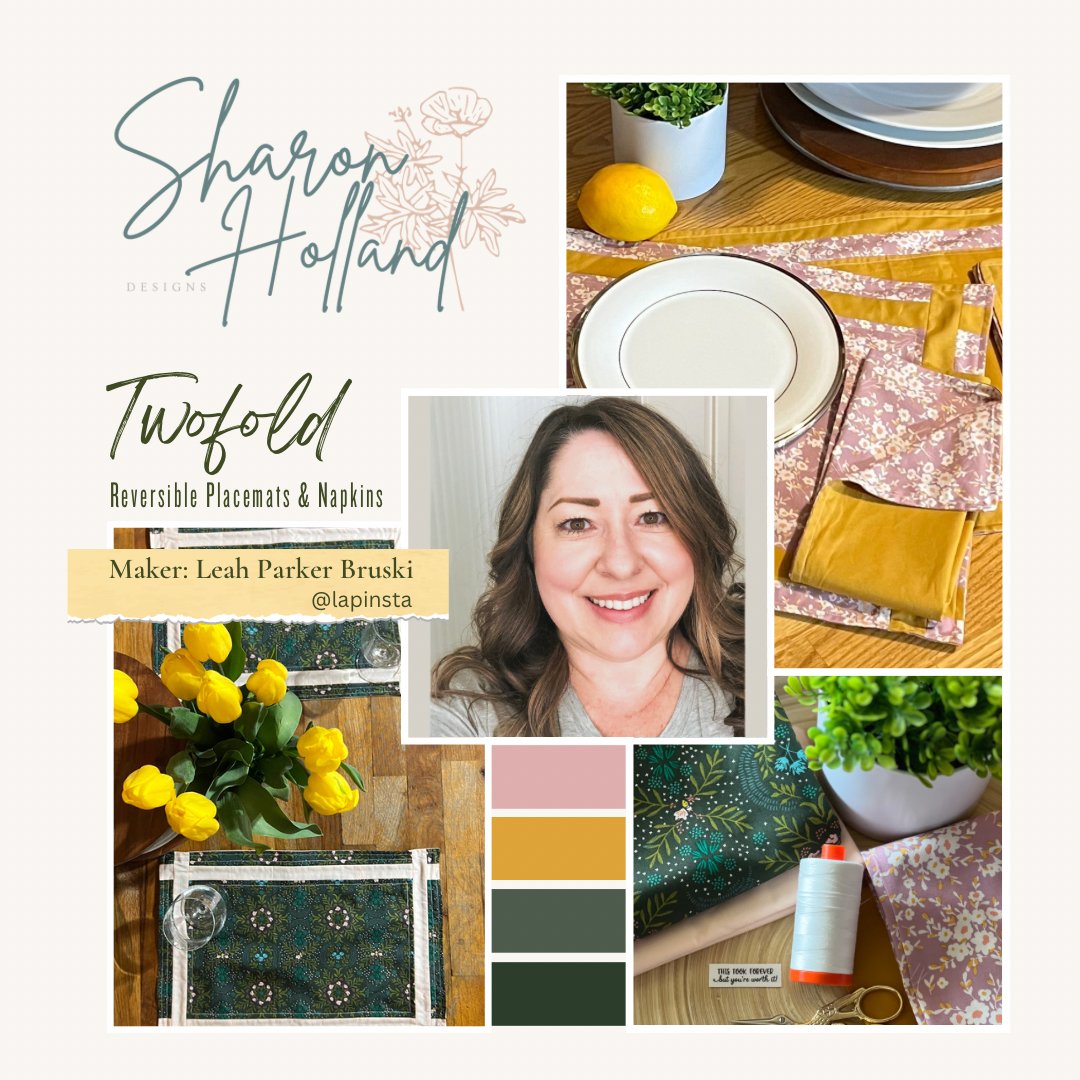 Twofold Reversible Placemats & Napkins — Sharon Holland Designs