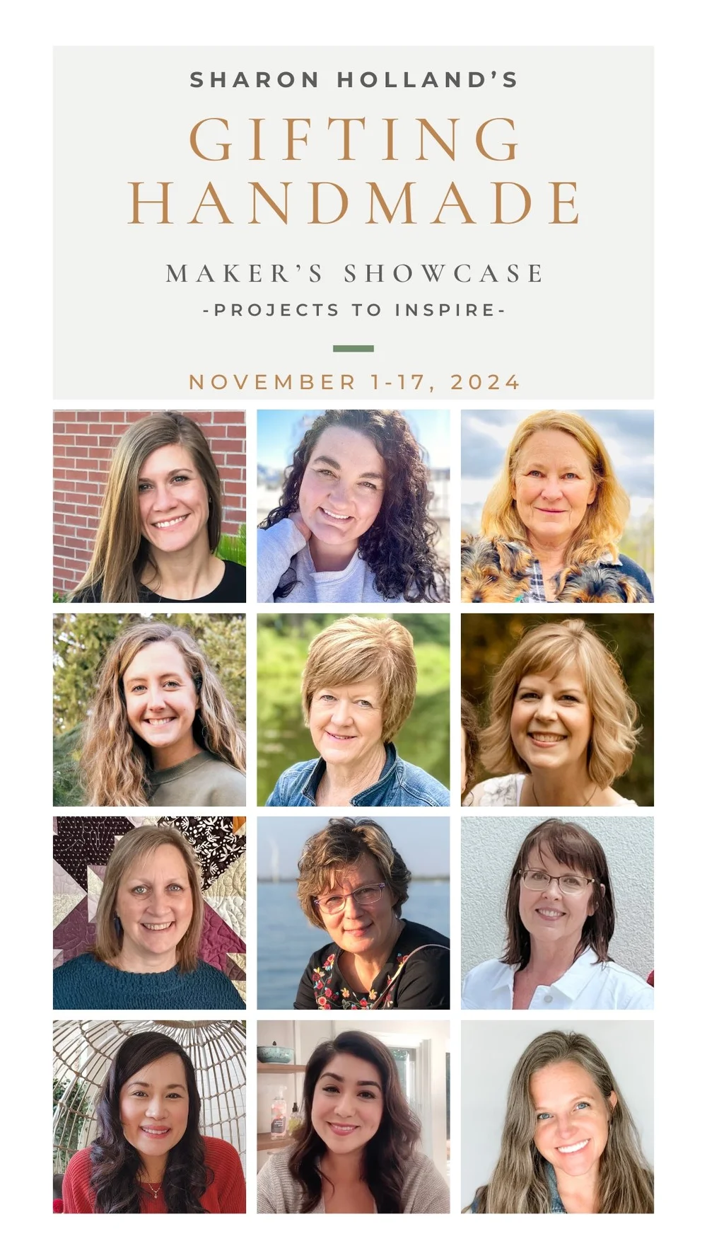 Gifting Handmade 2024 - Week 3 — Sharon Holland Designs