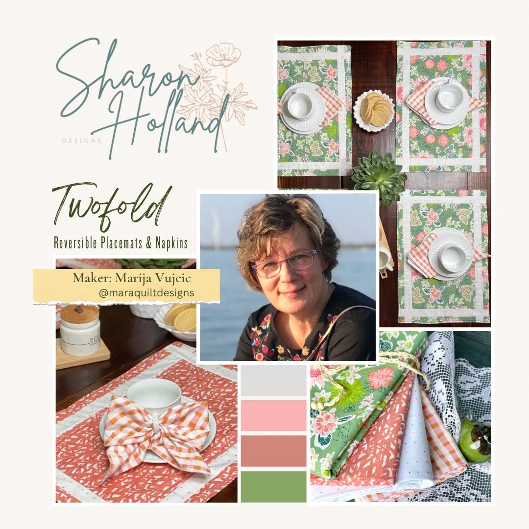 Twofold Reversible Placemats & Napkins — Sharon Holland Designs