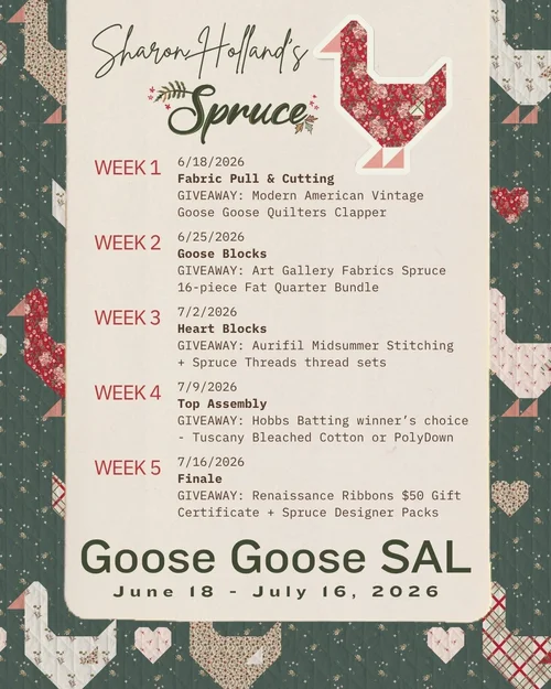 Goose Goose SAL - Week 1 — Sharon Holland Designs