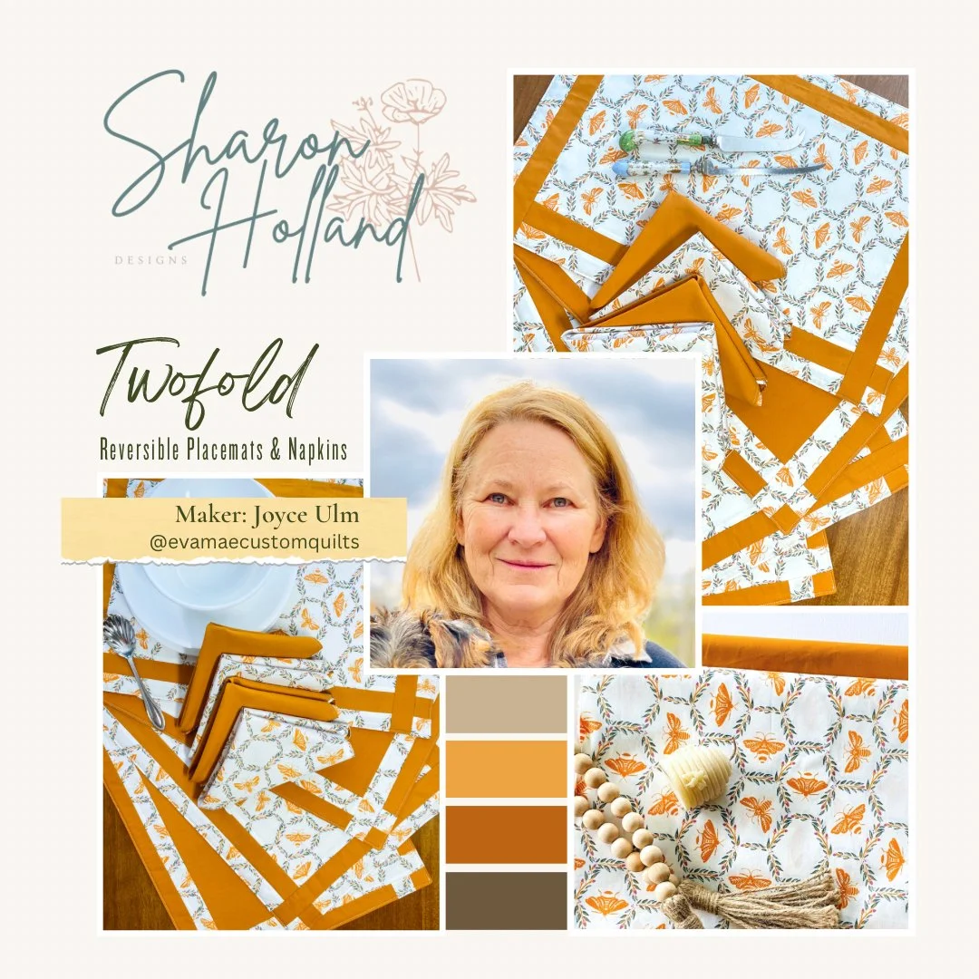 Twofold Reversible Placemats & Napkins — Sharon Holland Designs