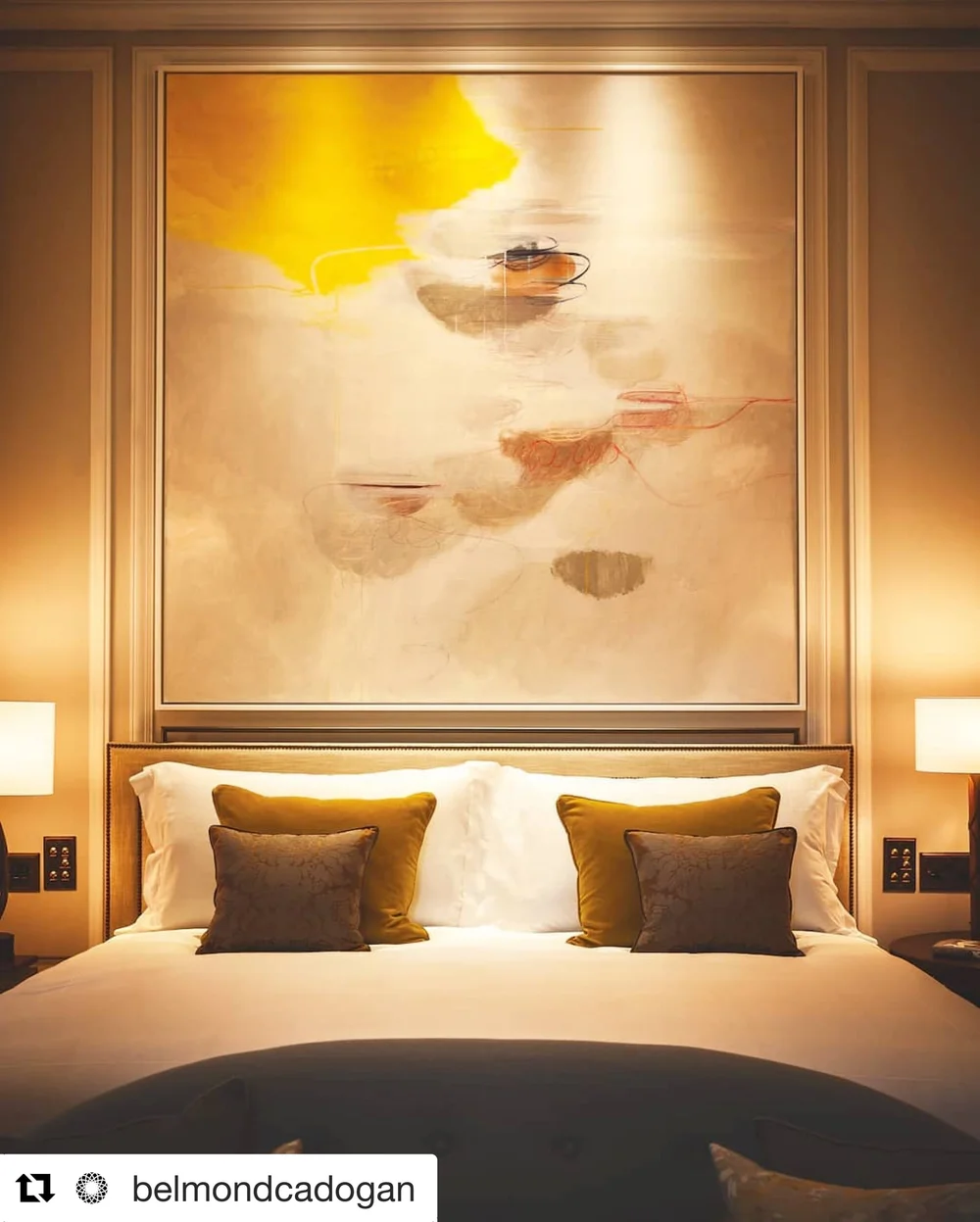 Framed Artwork for Hotels & Boats | Abstract Painting for Office, Hotel ...