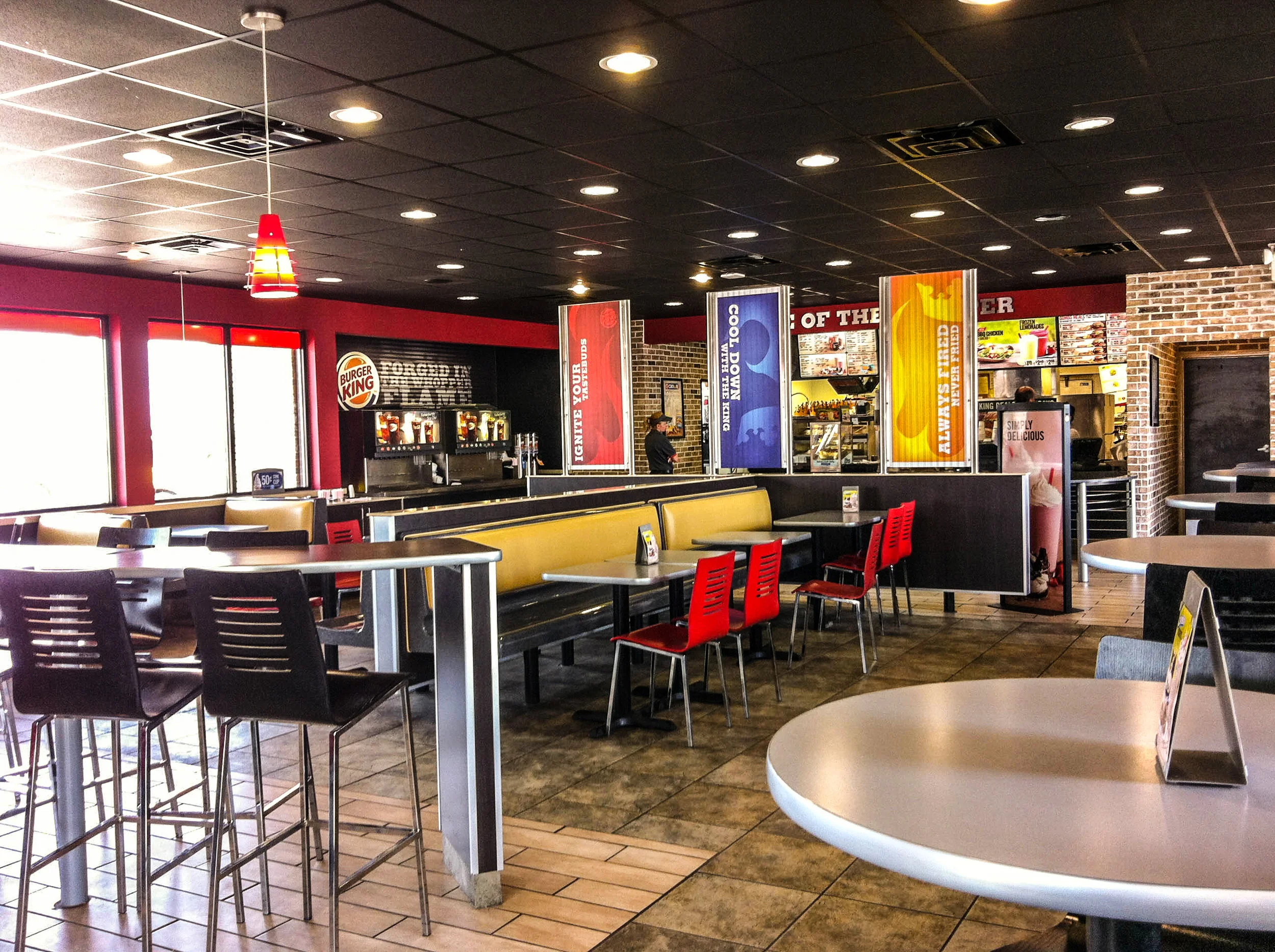 Burger King Restaurant Inside