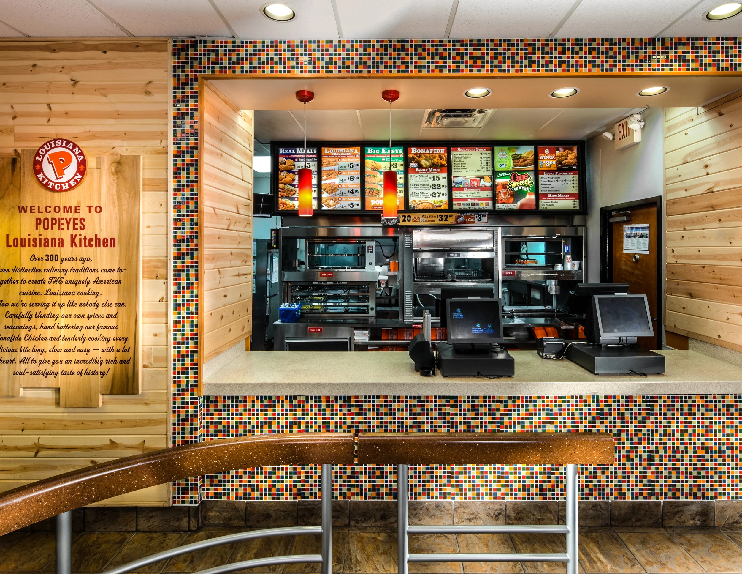 Popeyes Restaurant Interior
