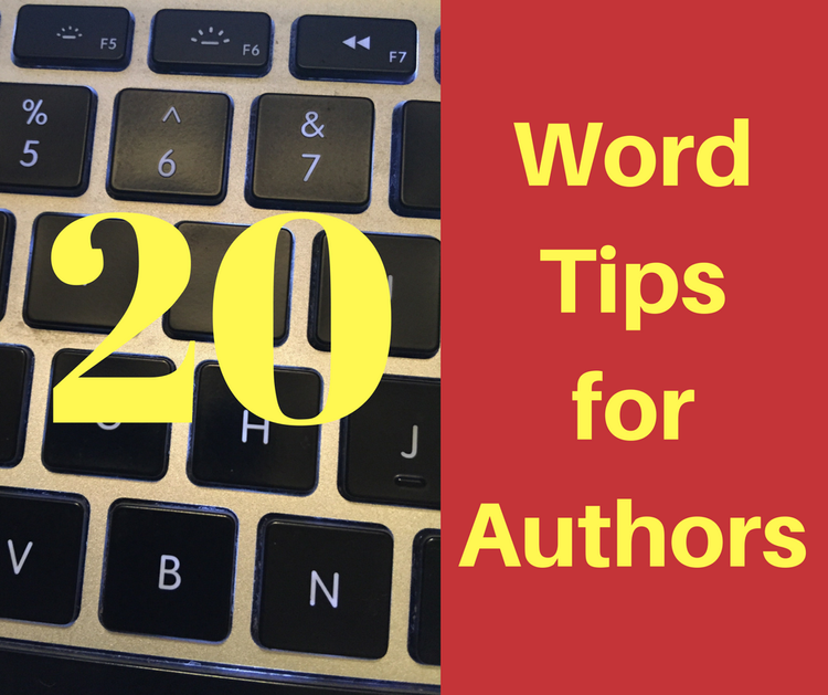 20 Word Tips for Authors — Heather Weidner