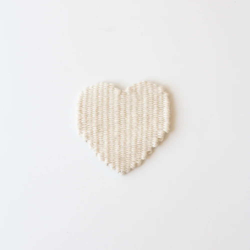 How to Weave a Heart: A Method for Shaped Weaving — Loom + Spindle
