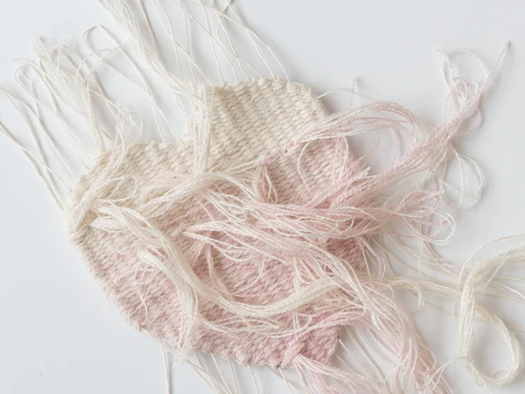 How to Weave a Heart: A Method for Shaped Weaving — Loom + Spindle