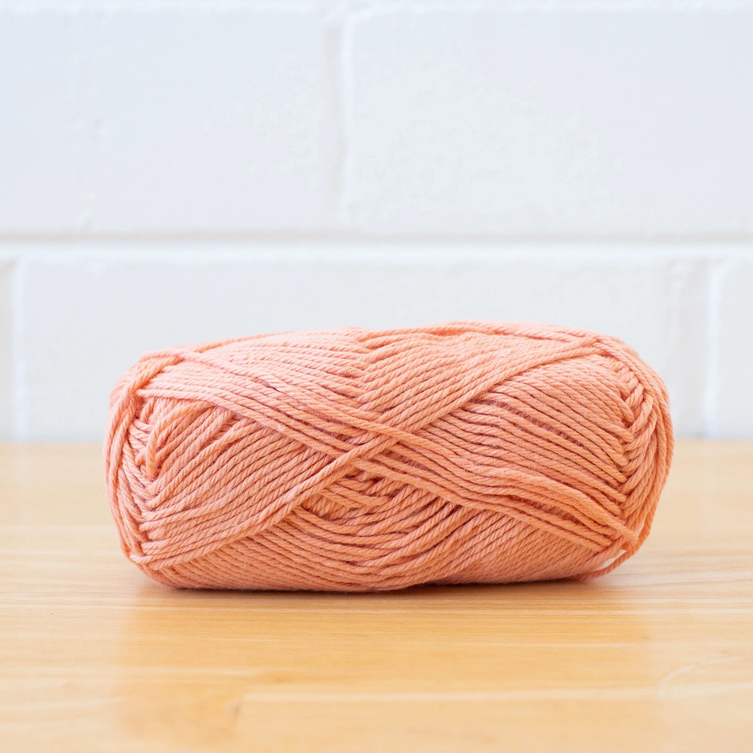 Cotton Blend 8 Ply | Cantaloupe 47 — Loom + Spindle