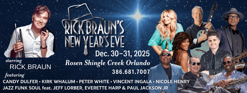 Seat Map & Schedule Rick Braun's NYE 25 — The Florida Smooth Jazz Foundation