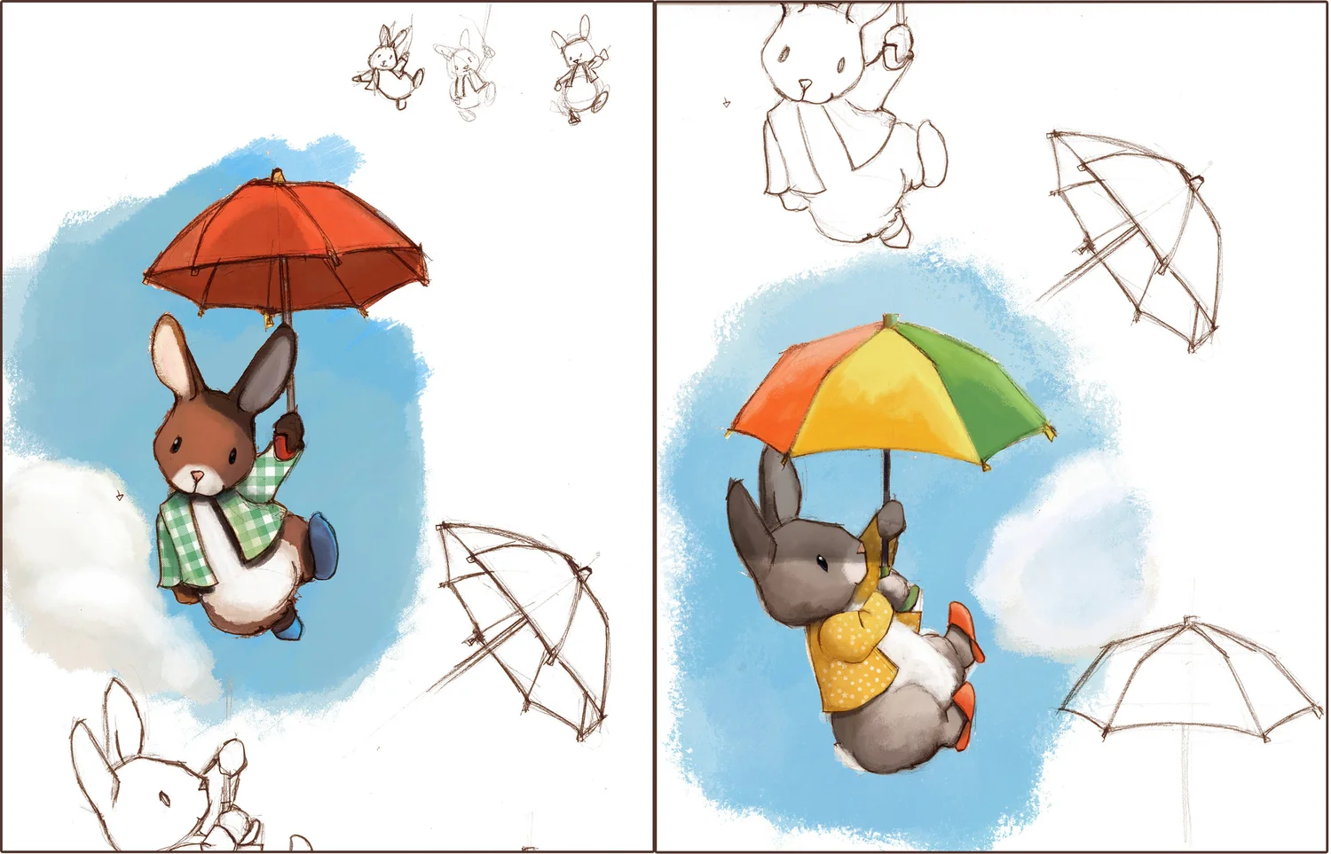 A bunny portfolio — Le Lapin dans la Lune