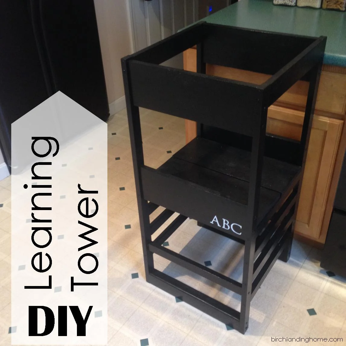 DIY Learning Tower / Kitchen Helper - Based on Plans by Ana White —New ...